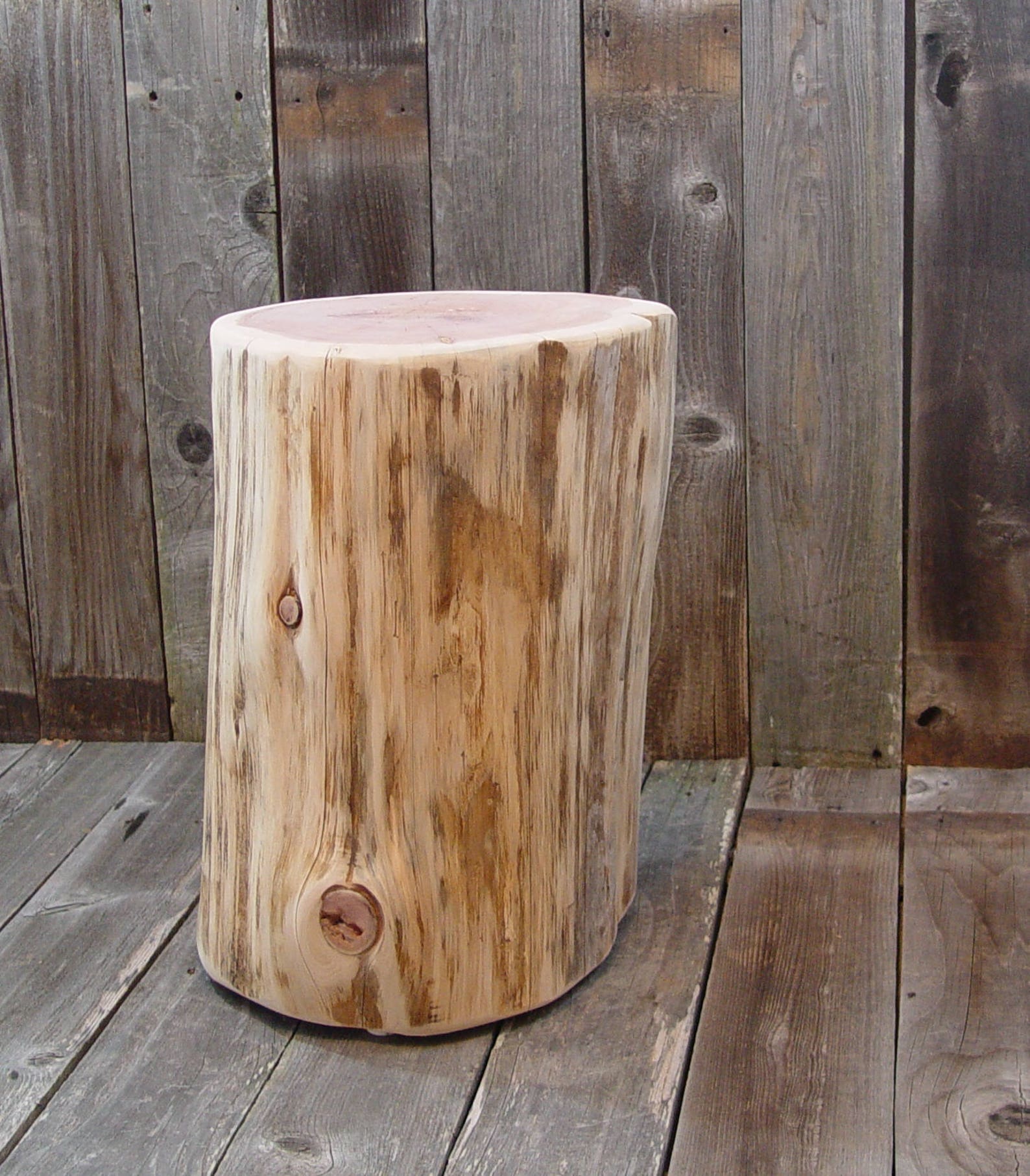 Tree Stump Side Table Timber End Table Tree Log Table Base | Etsy