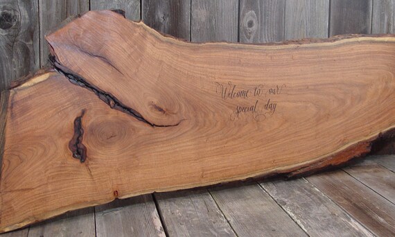 Engraved Live Edge Wedding Signing Boards Alternative Wedding | Etsy