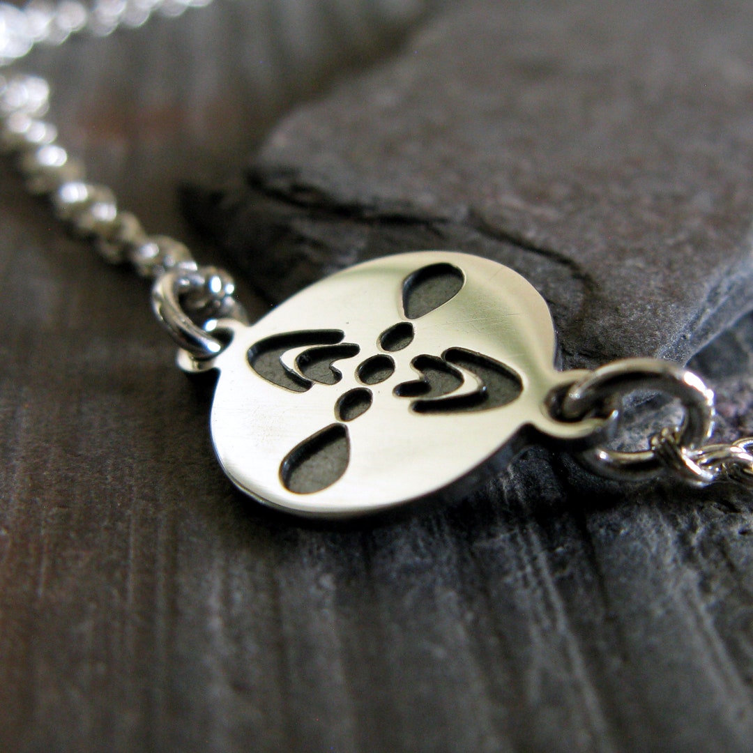 Dainty Mindfulness Yoga Meditation Minimalist Chain Bracelet Handmade ...
