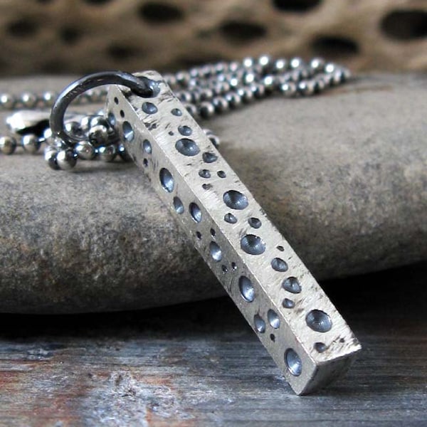 Bar Pendant Necklace - Etsy