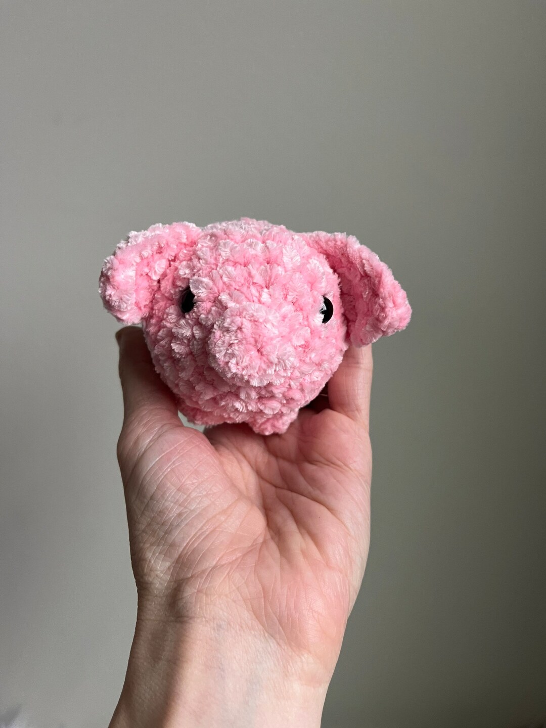 Mini Pig Plushie, Crochet Mini Pig, Pig , Pig Gift, Gift for Kids ...