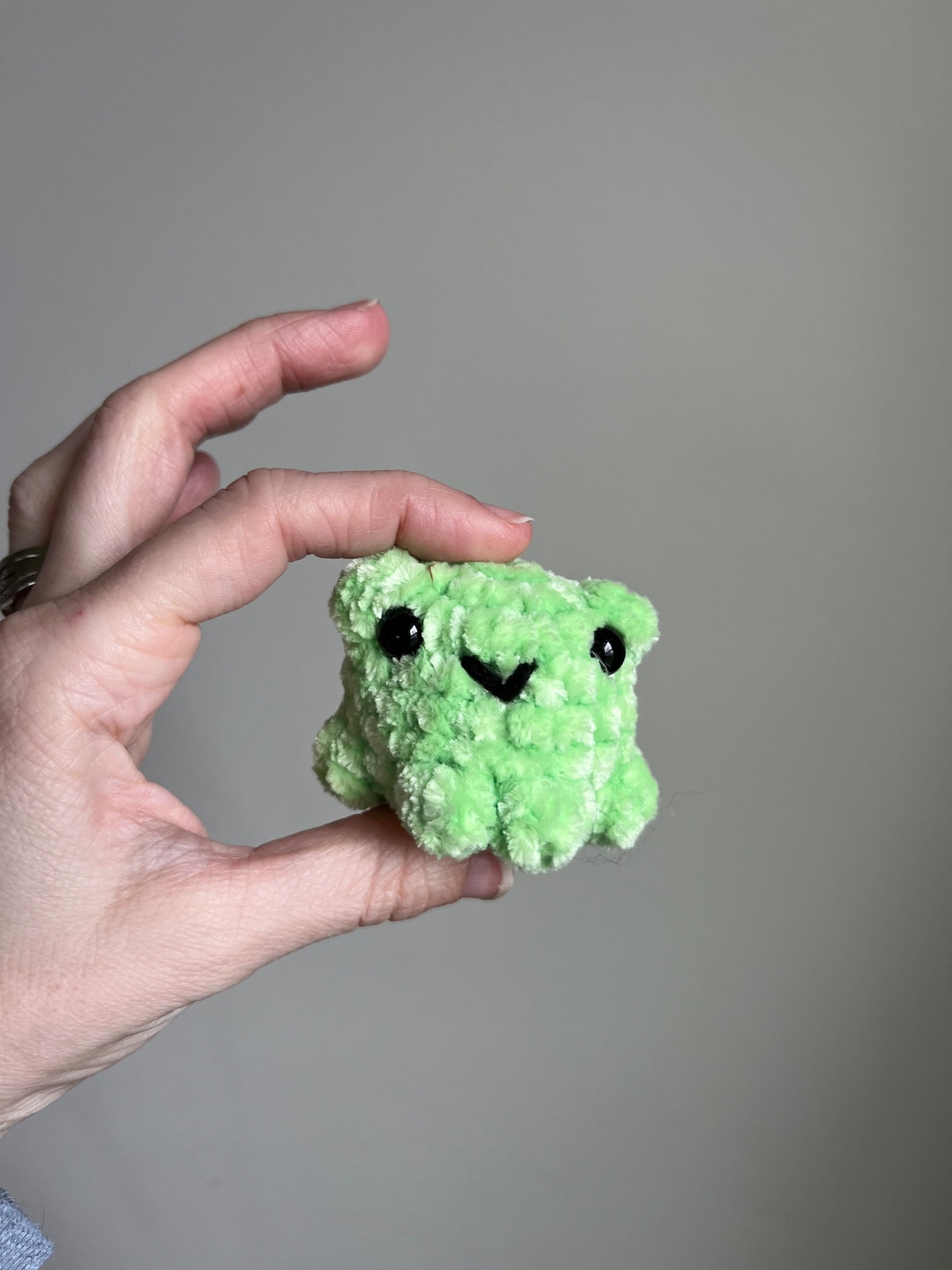 Mini Frog Plushie, Crochet Mini Frog, Crochet Frog , Frog Gift, Gift ...