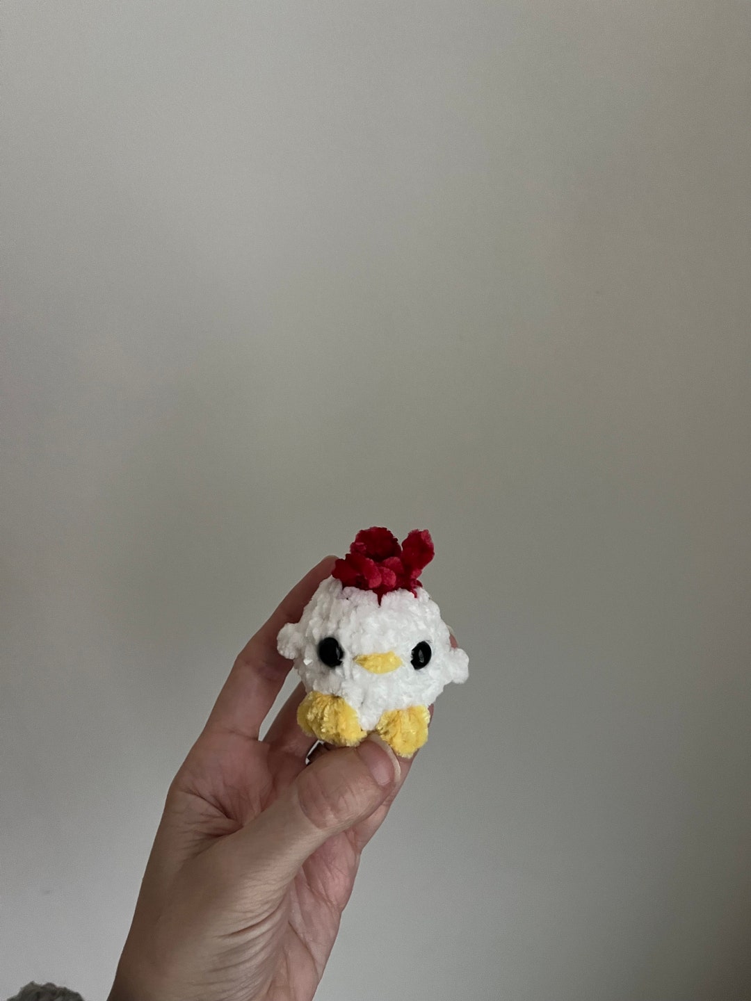 Mini Chicken Plushie, Crochet Mini Chicken, Crochet Chicken , Chicken ...