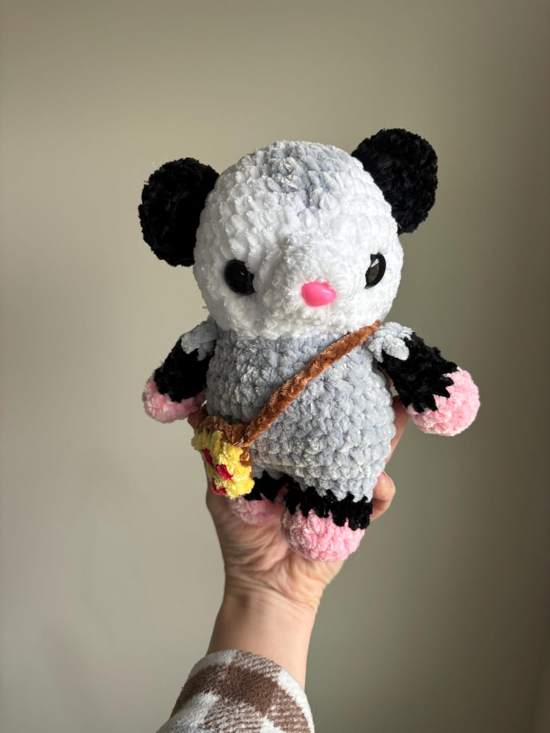 Opossum Plushie , Opossum Toy, Opossum Stuffed Animal, Crochet Animal ...