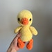 Chick Plushie , Chick Toy, Chick Stuffed Animal, Crochet Animal ...