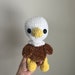 Eagle Plushie , Eagle Toy, Eagle Stuffed Animal, Crochet Animal ...