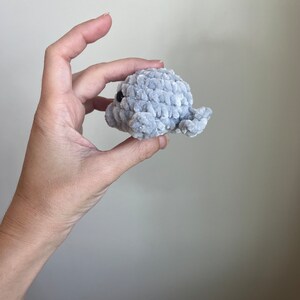 Mini Manatee Plushie, Crochet Mini Manatee , Crochet Manatee , Manatee ...