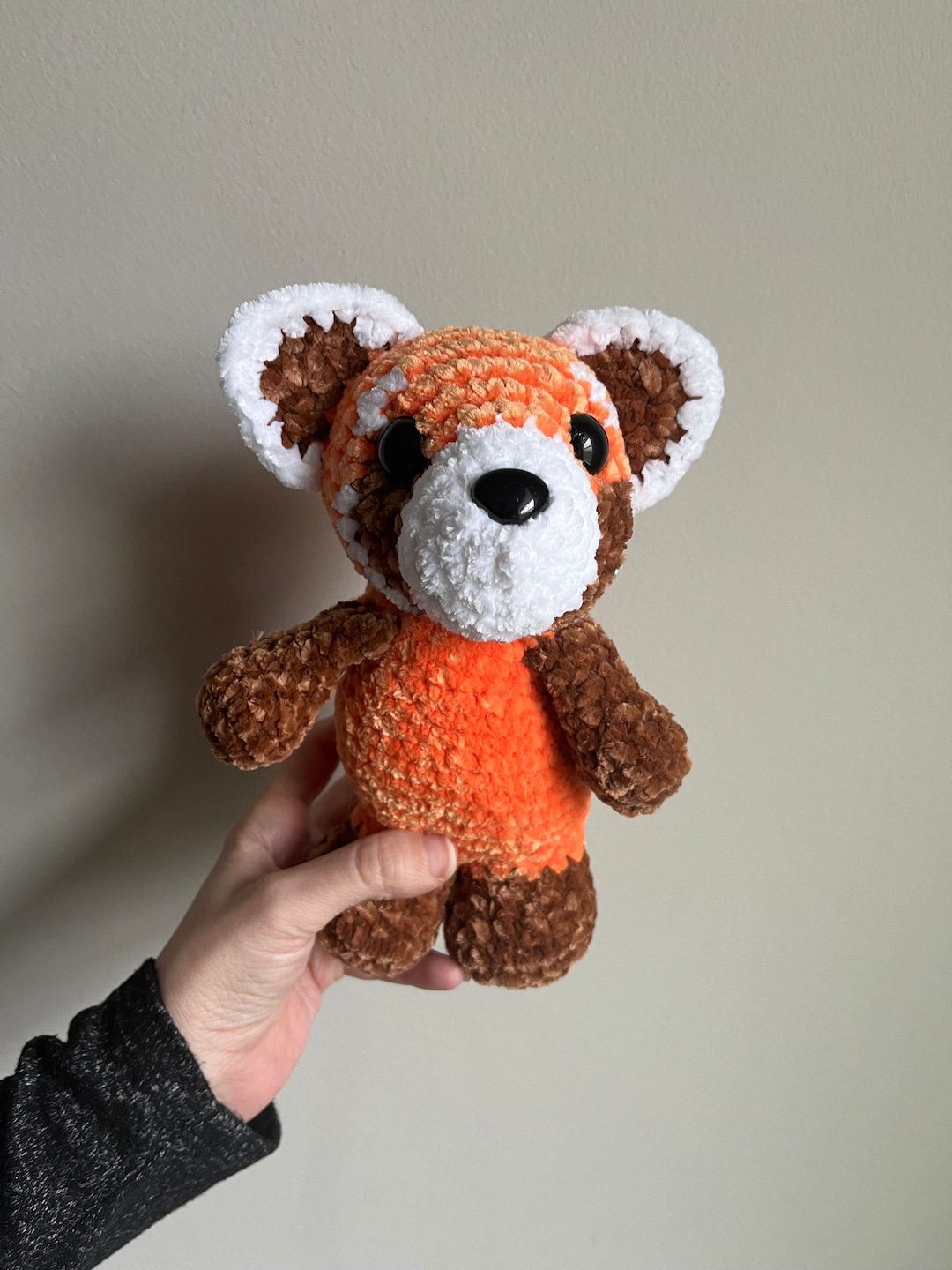 Red Panda Plushie , Red Panda Toy, Red Panda Stuffed Animal, Crochet ...