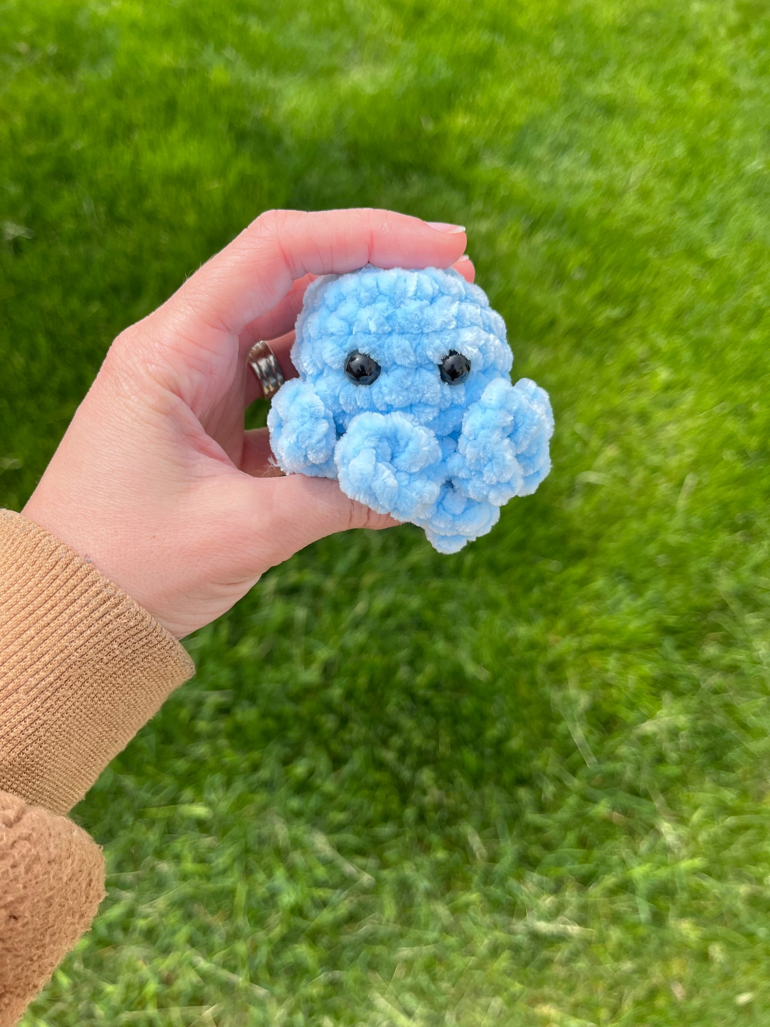 Mini Octopus Plushie Pocket Octopus Velvet Octopus - Etsy