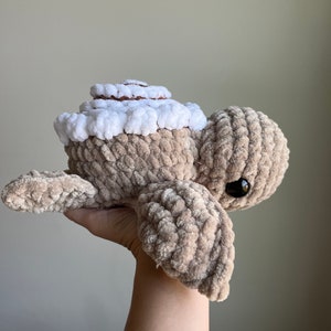 Cinnamon Roll Turtle Plushie, Crochet Turle, Turtle Toy, Turtle Stuffed ...