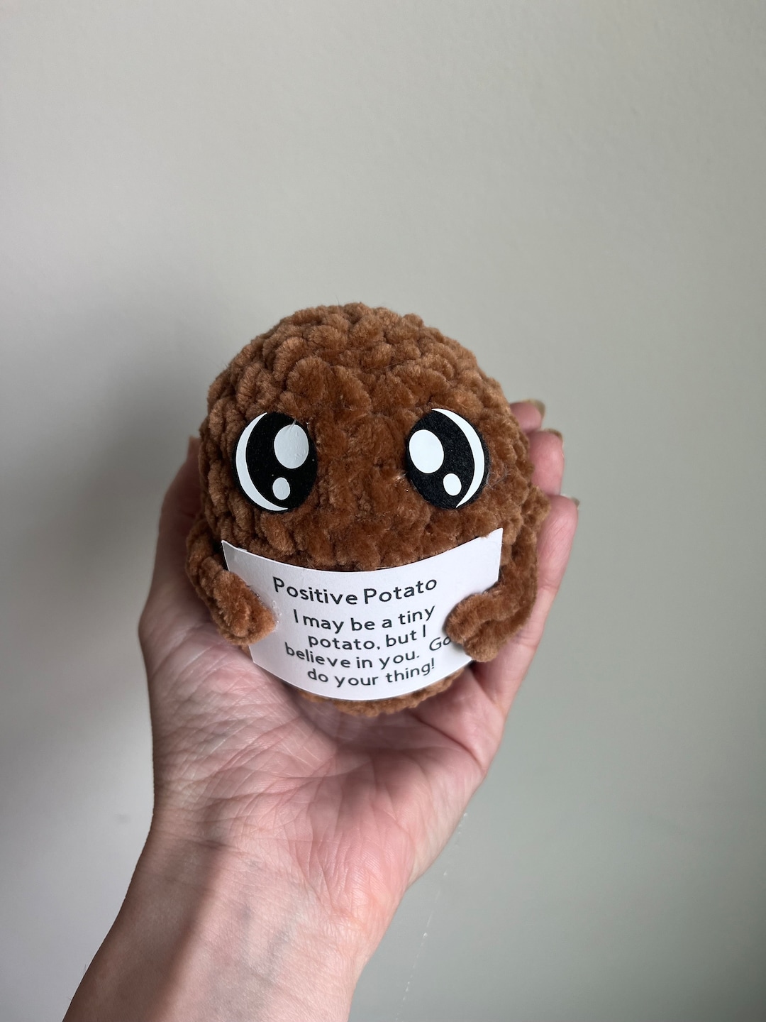 Positive Potato, Crochet Potato, Crochet Positive Potato , Positive ...