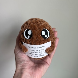 Positive Potato, Crochet Potato, Crochet Positive Potato , Positive ...