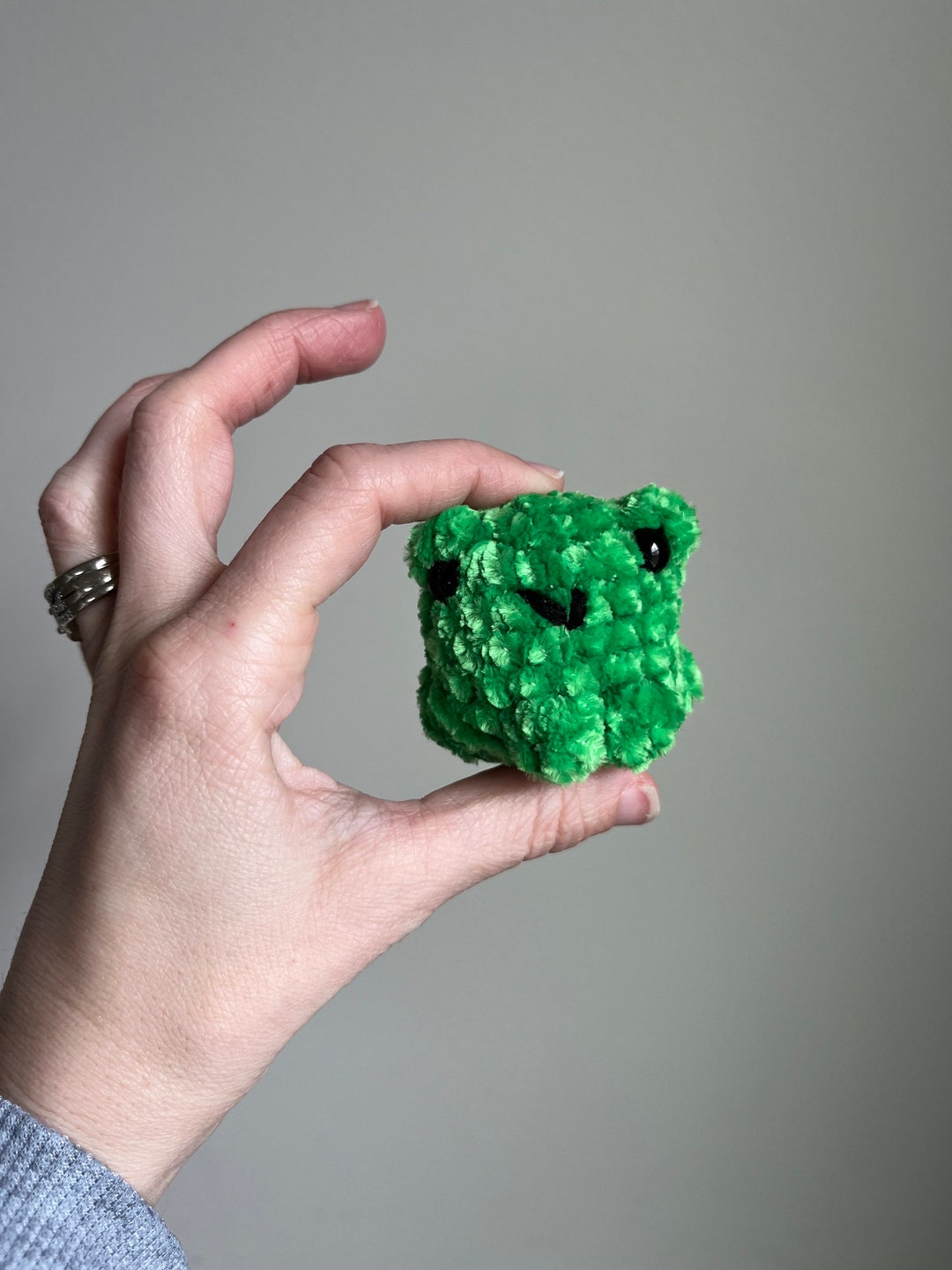 Mini Frog Plushie, Crochet Mini Frog, Crochet Frog , Frog Gift, Gift ...