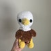 Eagle Plushie , Eagle Toy, Eagle Stuffed Animal, Crochet Animal ...