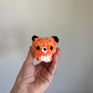 Mini Fox Plushie, Crochet Mini Fox, Crochet Fox, Gift for Kids, Crochet ...
