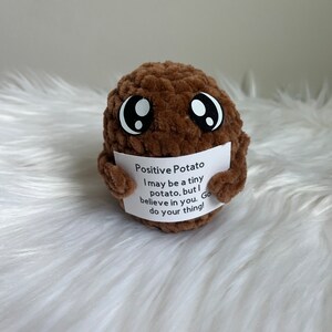 Positive Potato, Crochet Potato, Crochet Positive Potato , Positive ...