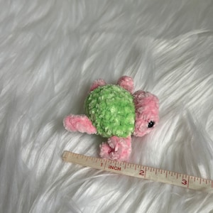 Mini Turtle Plushie , Pocket Turtle, Turtle Plushie , Crochet Turtle ...