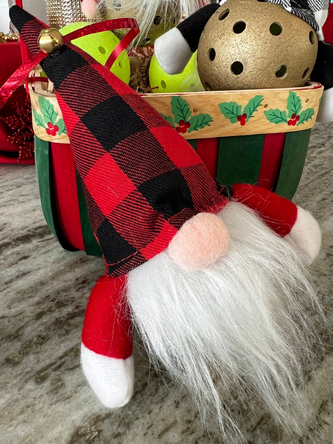 Pickleball Ornament - Gnome - Christmas Tree - Holiday Gift - Sports ...