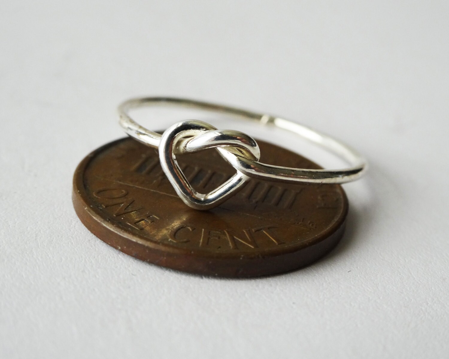 Knot Ring Solid Sterling Silver Endless Love Knot - Etsy