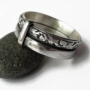 Keynthistle Ring © Sterling Silver Celtic All Sizes Sporran Key ...