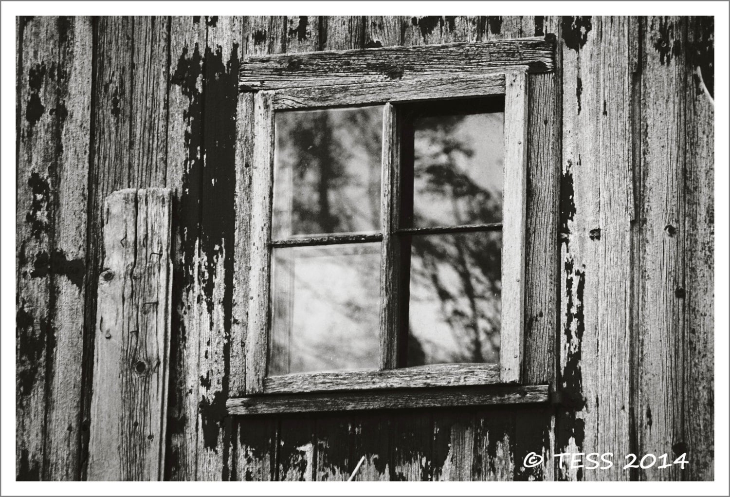 Old Barn Window Photography Print - Black and White Print - Iowa ...