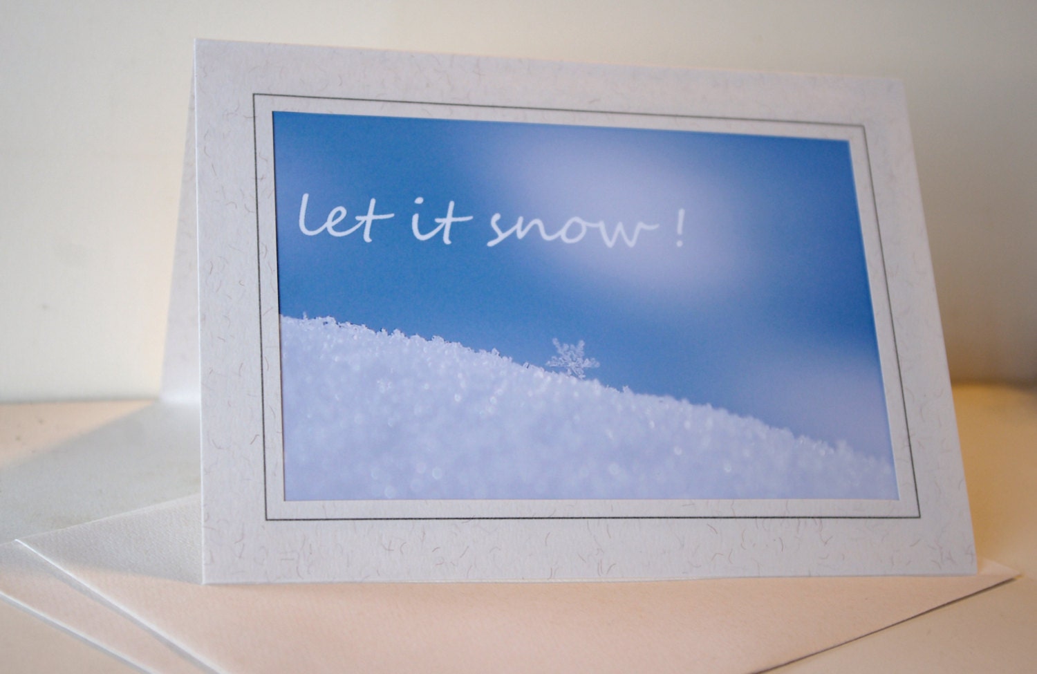 Snowflake Greeting Card - Photography Greeting Cards - Blank ...