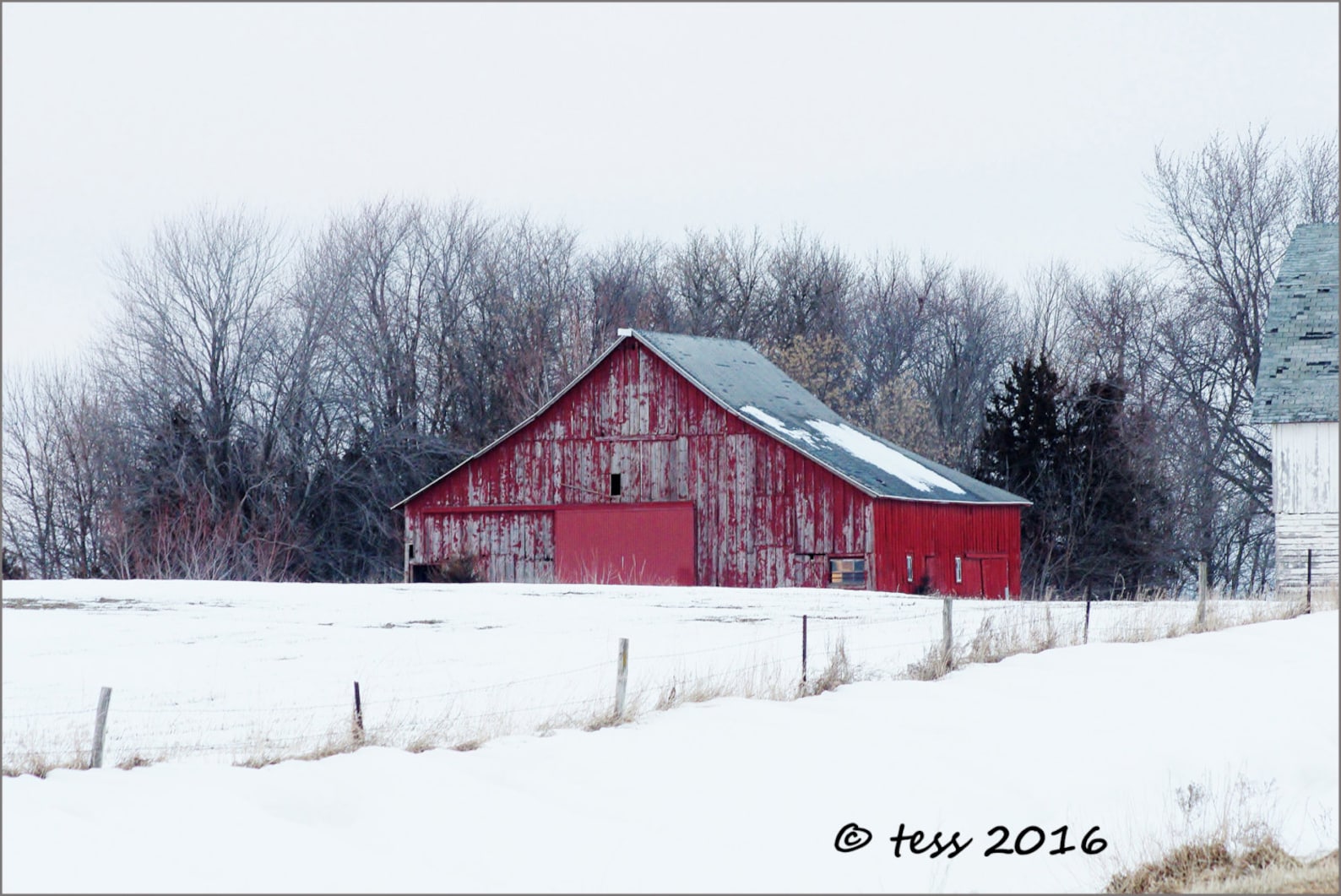 Winter Barn Print - Barn Photography - Barn Photo - Red Barn Photo ...