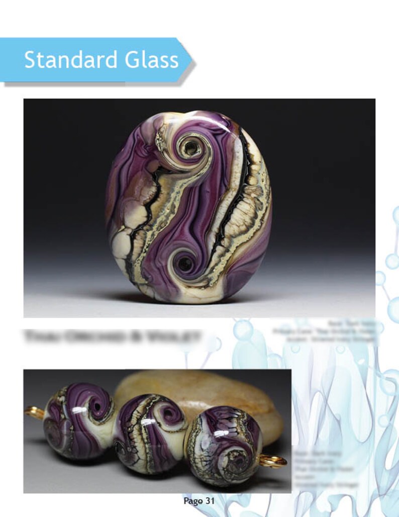 Mixology Lampwork Glass Technique Tutorial by Whitney | Etsy