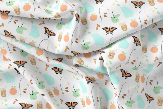 Georgia Fabric - GA Fabric by the Yard or Fat Quarter - Quilting Cotton ...