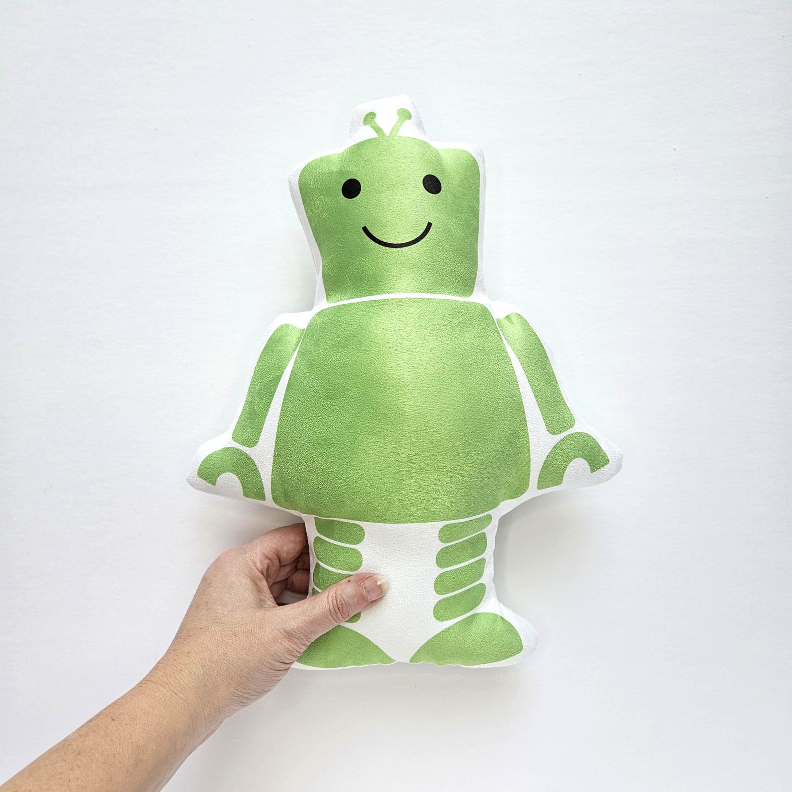 Cut and Sew Robot, Robot Fabric Panel, Robot Nursery Cushion, Robot ...