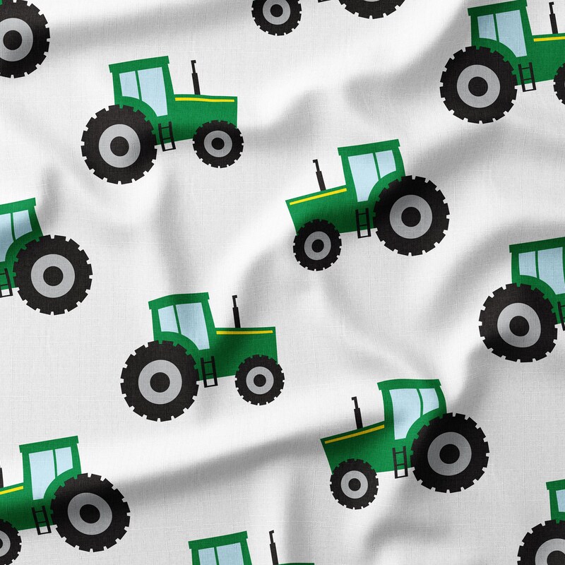 Tractor Fabric - Etsy