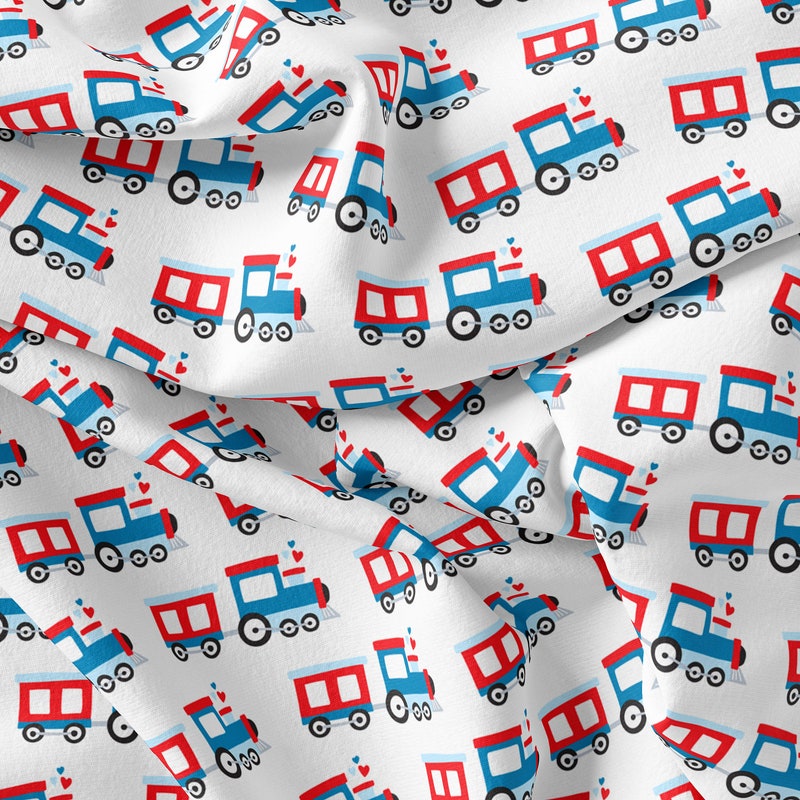 Train Fabric - Etsy