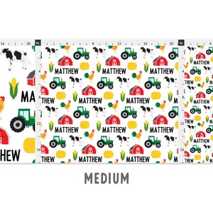 Personalized Farm Fabric Custom Farm Fabric Fabric by the Yard or Fat ...