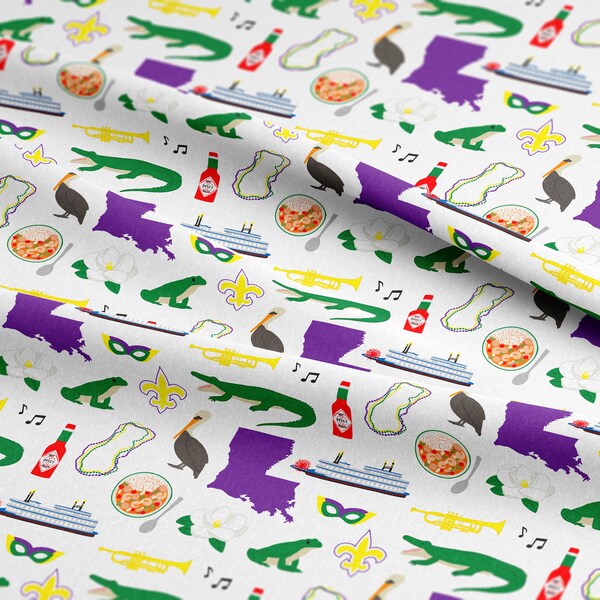 Mardi Gras Fabric - Etsy