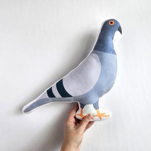 New York Pigeon Cut and Sew Panel, Pigeon Fabric Panel, Pigeon Nursery ...