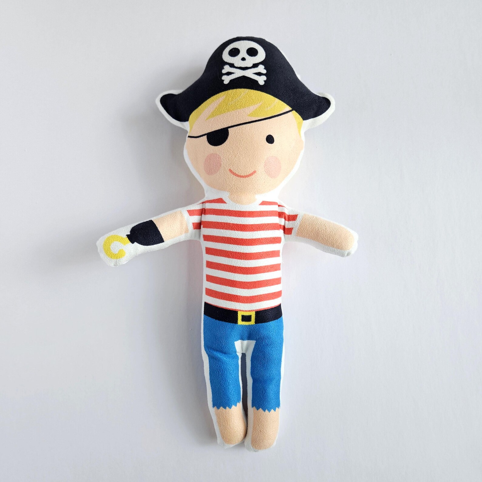 Cut and Sew Pirate Doll , Custom Doll Sewing Kit, DIY Pirate Boy Doll ...