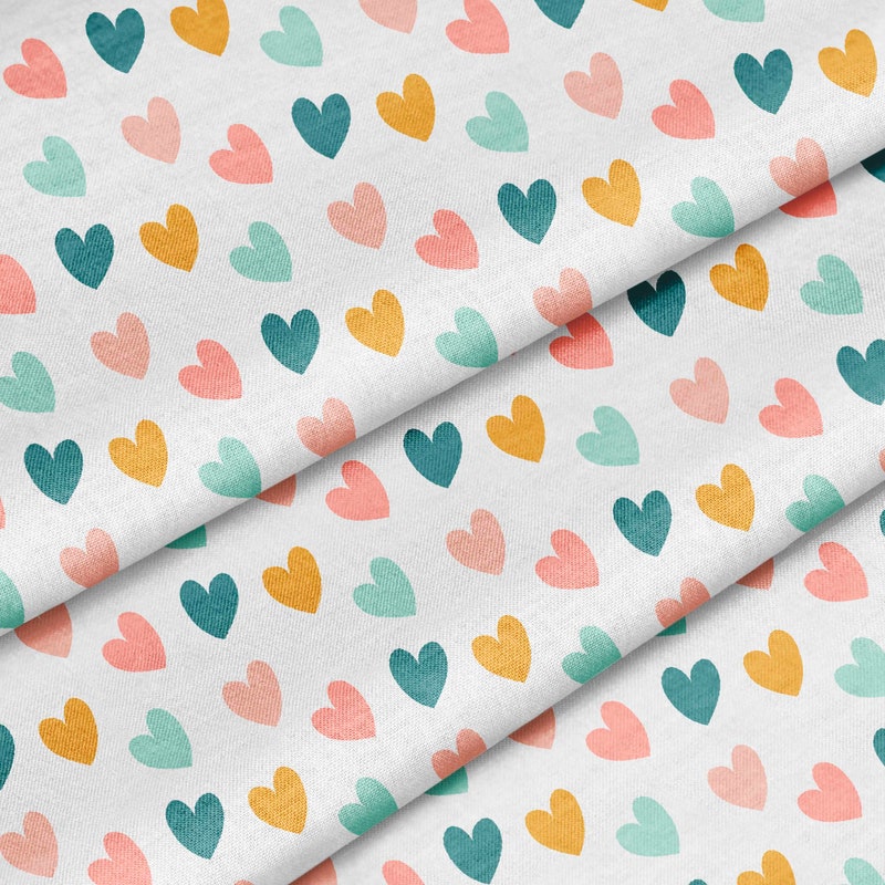 Heart Fabric - Etsy