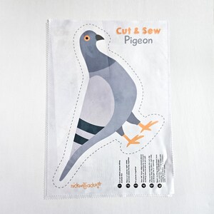 New York Pigeon Cut and Sew Panel, Pigeon Fabric Panel, Pigeon Nursery ...