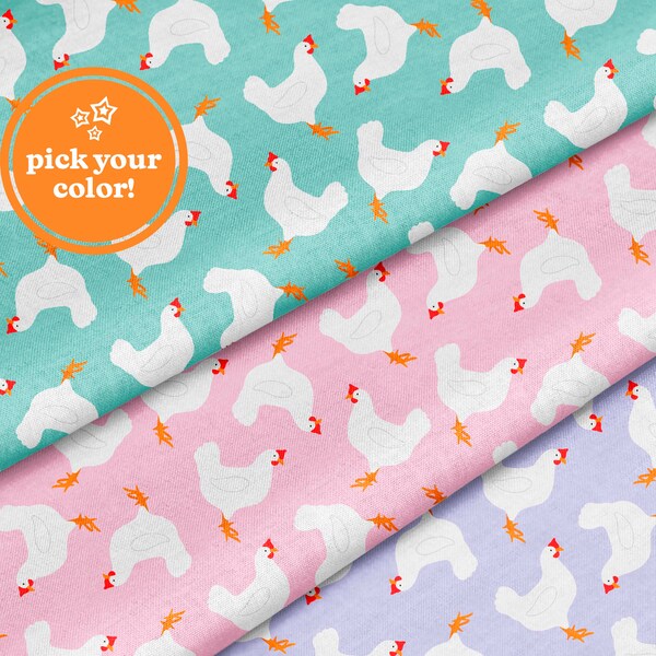 Chicken Fabric - Etsy