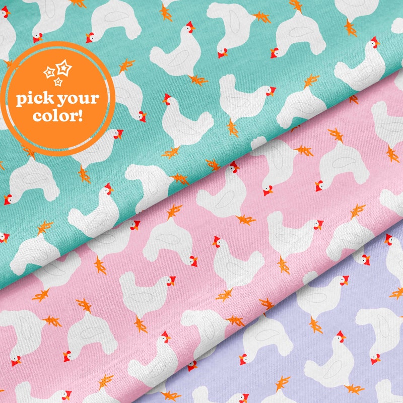 Chicken Fabric - Etsy