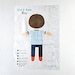 Cut and Sew Boy Doll , Custom Doll Fabric Panel, Boy Doll Fabric ...