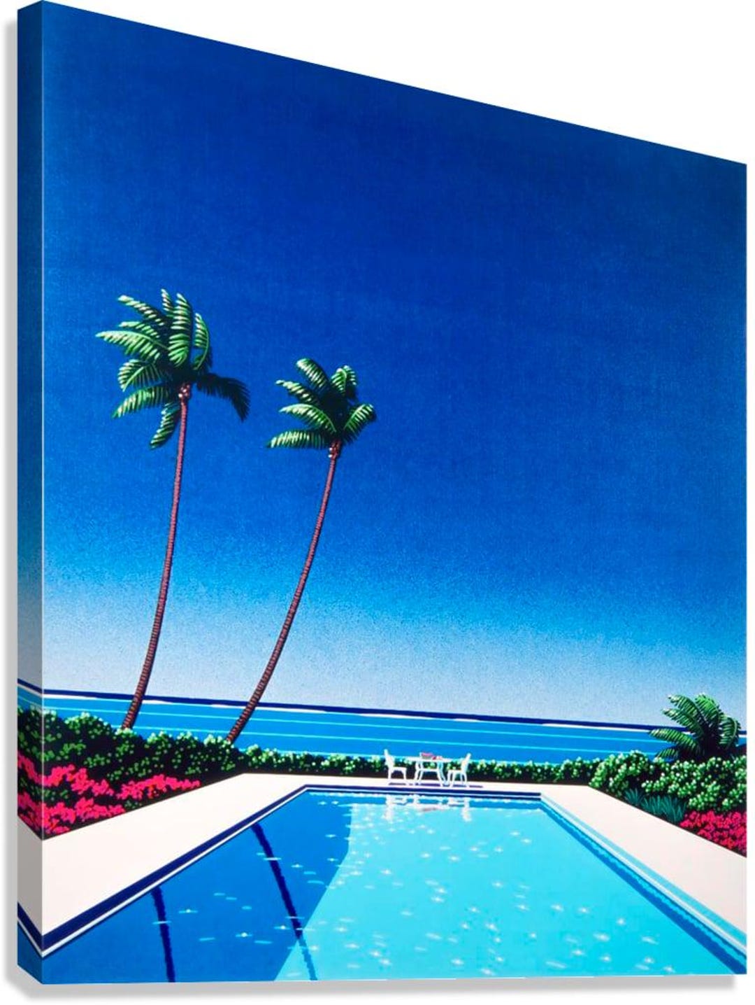 Hiroshi Nagai Watermelon Pool Painting Art Canvas Print Wall Art for ...