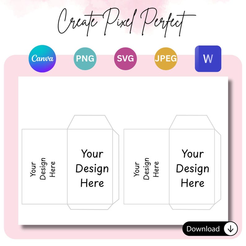 Printable Seed Packet | Seed Envelope Template| Blank Template | Print ...