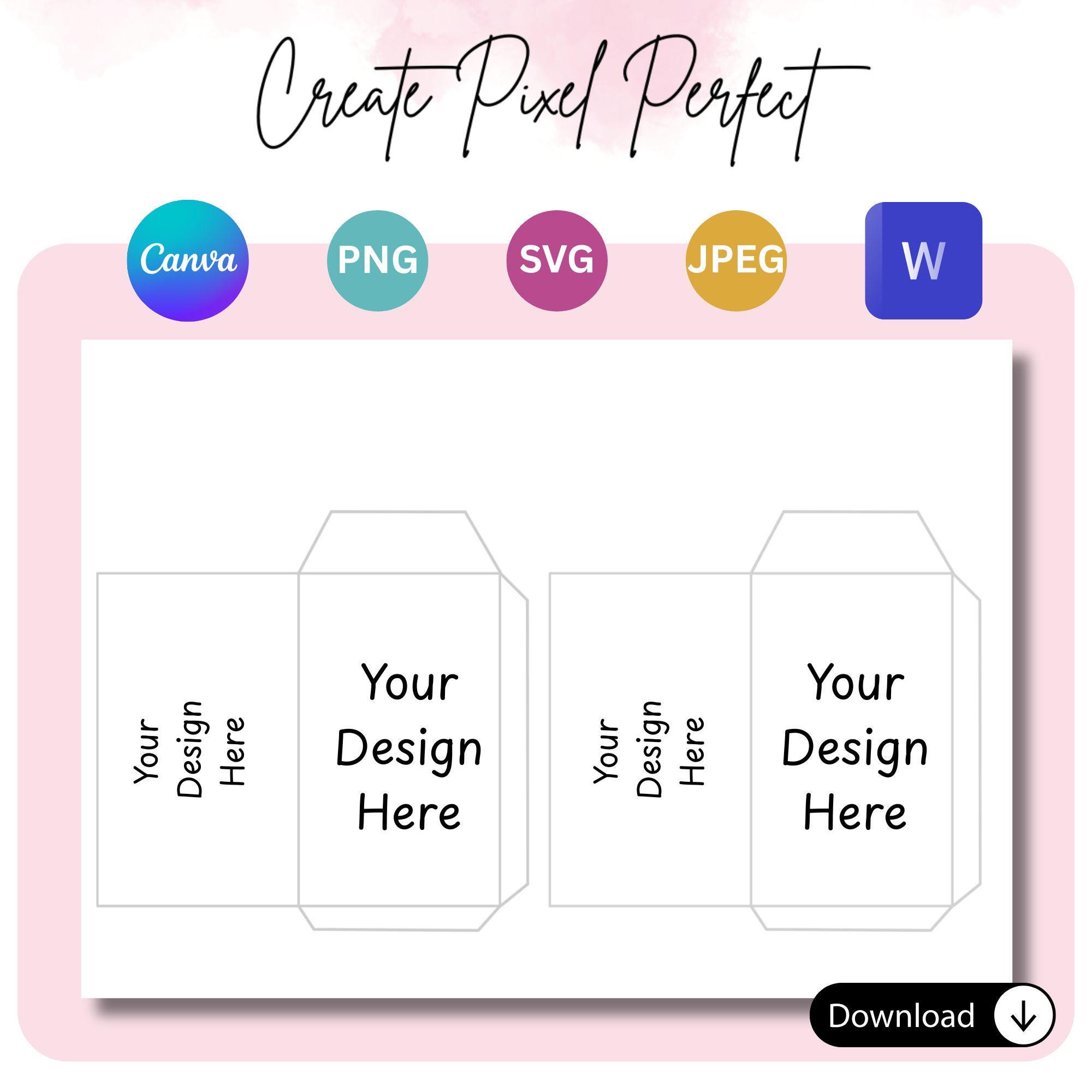 Printable Seed Packet | Seed Envelope Template| Blank Template | Print ...