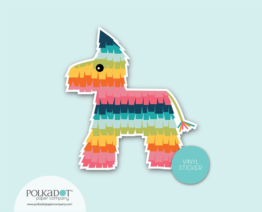 Pinata Donkey Vinyl Sticker - Etsy