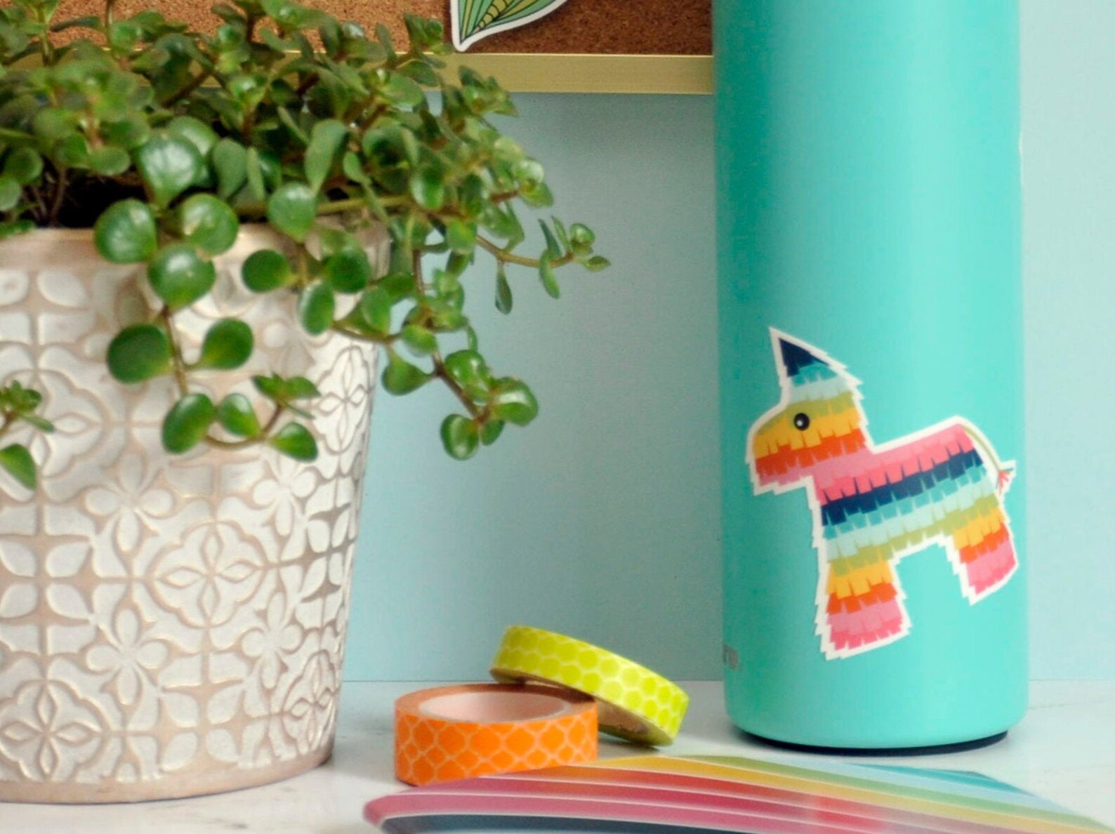 Pinata Donkey Vinyl Sticker | Etsy