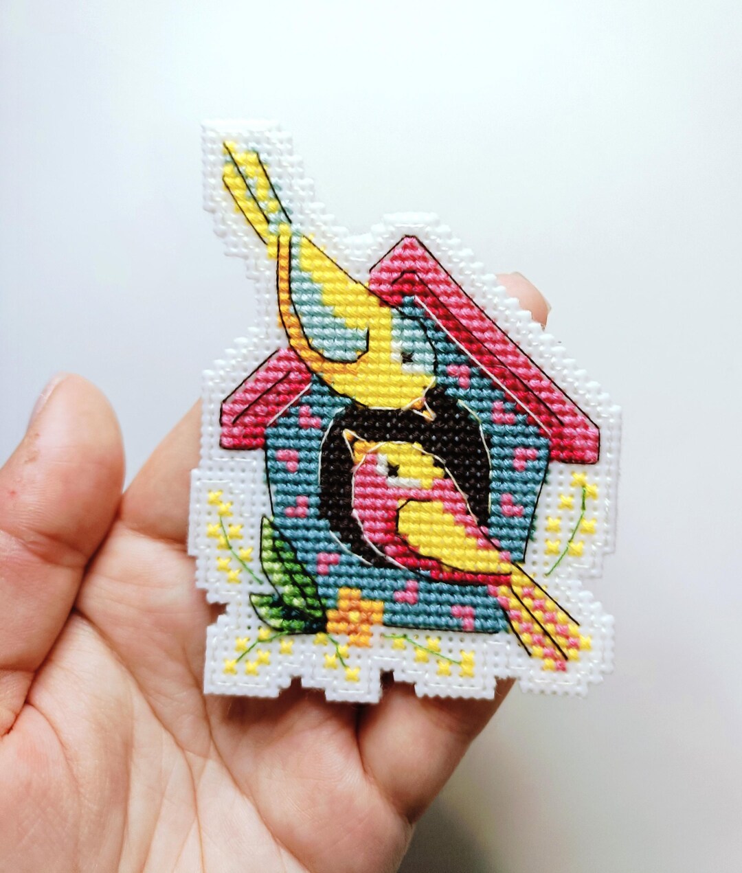 Cute Mini Birds Cross Stitch PATTERN for Beginner - Tiny Songbirds and ...
