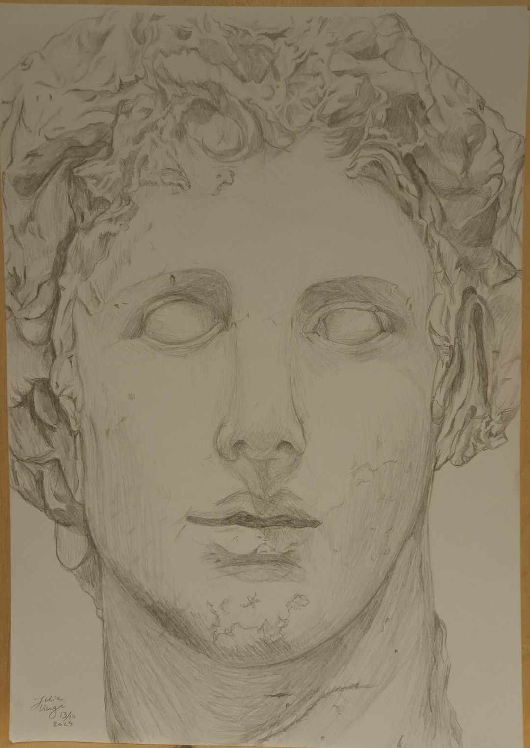 Drawing of Alexander the Great. - Etsy