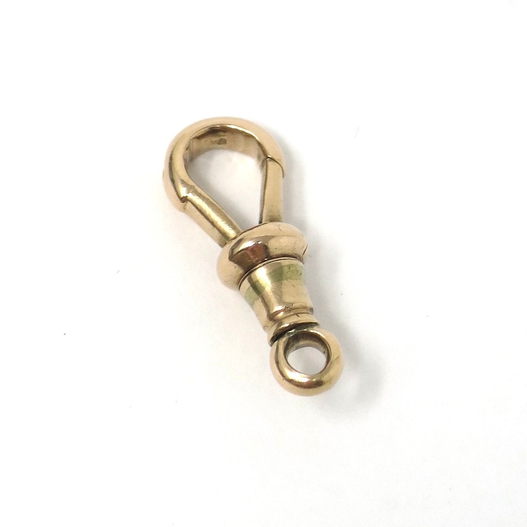 Antique Edwardian C1910 Solid 9ct Rose Gold Dog Clip Fastener - for ...
