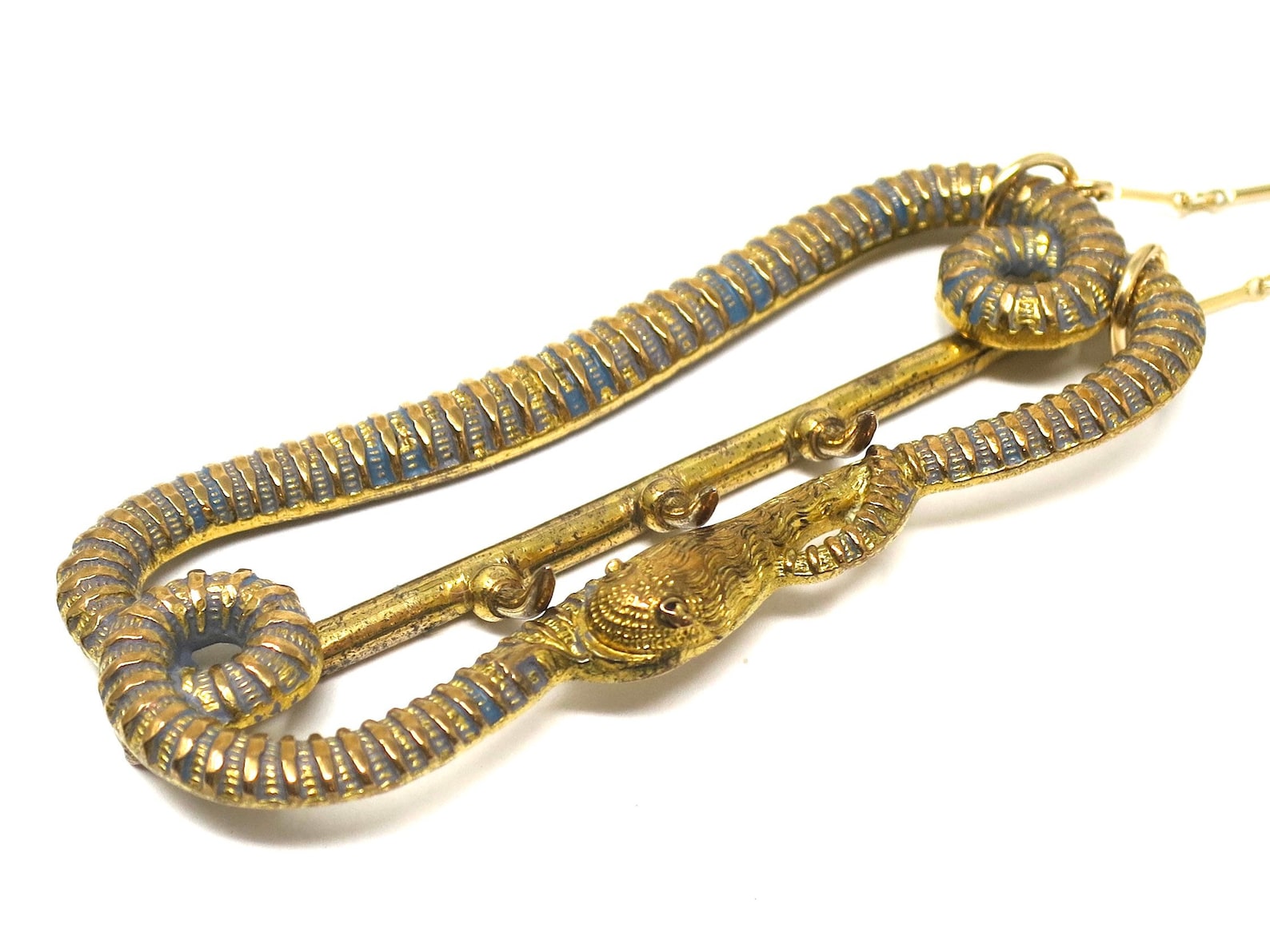 Victorian Gold Filled Snake Serpent Ouroboros Buckle Pendant - Etsy